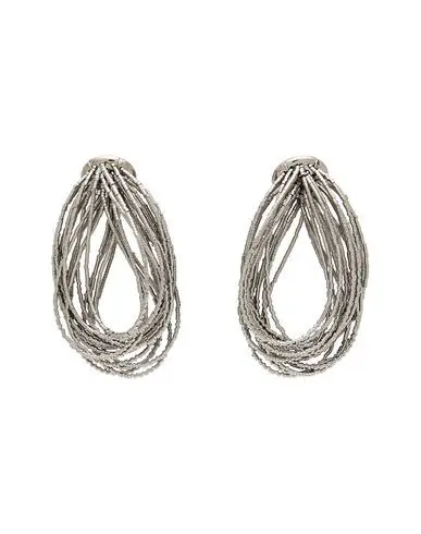 Brunello Cucinelli 925/1000 Silver Earrings - Gunmetal