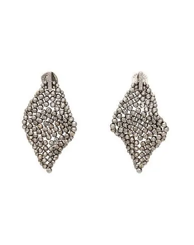 Brunello Cucinelli 925/1000 Silver Earrings - Gunmetal