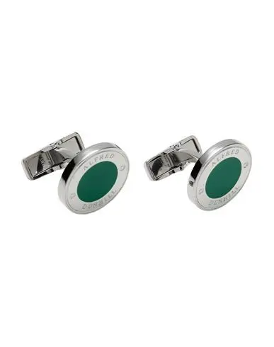 Dunhill Cufflinks And Tie Clips Steel - Green