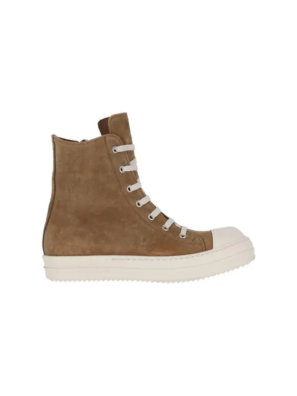 Rick Owens Temple High-top Sneakers - Brown