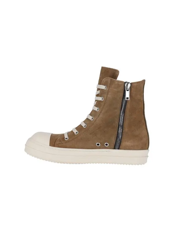 Rick Owens Temple High-top Sneakers - Brown