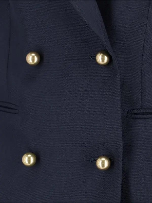 Seafarer Double-breasted "betty" Blazer - Blue
