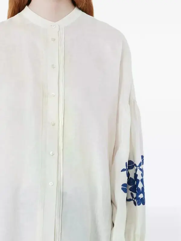 Max Mara Embellished-sleeve Blouse