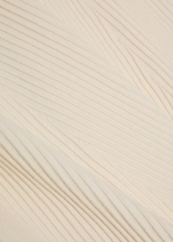 Maria Mcmanus Ribbed-knit Midi Dress