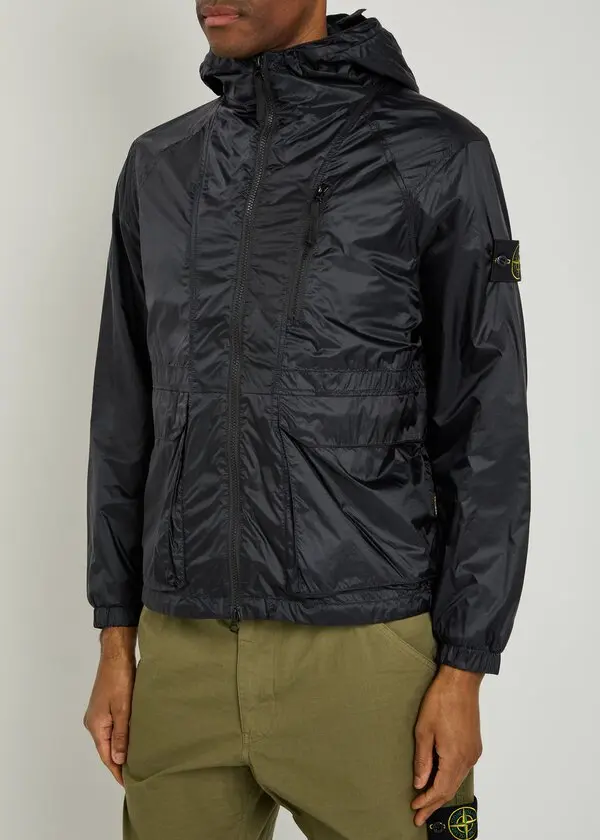 Stone Island Hooded Ripstop Jacket