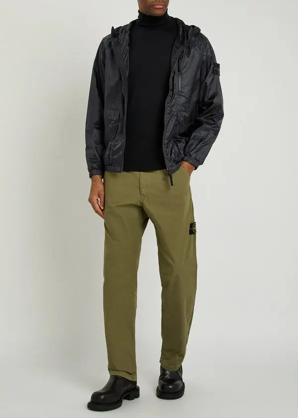 Stone Island Hooded Ripstop Jacket