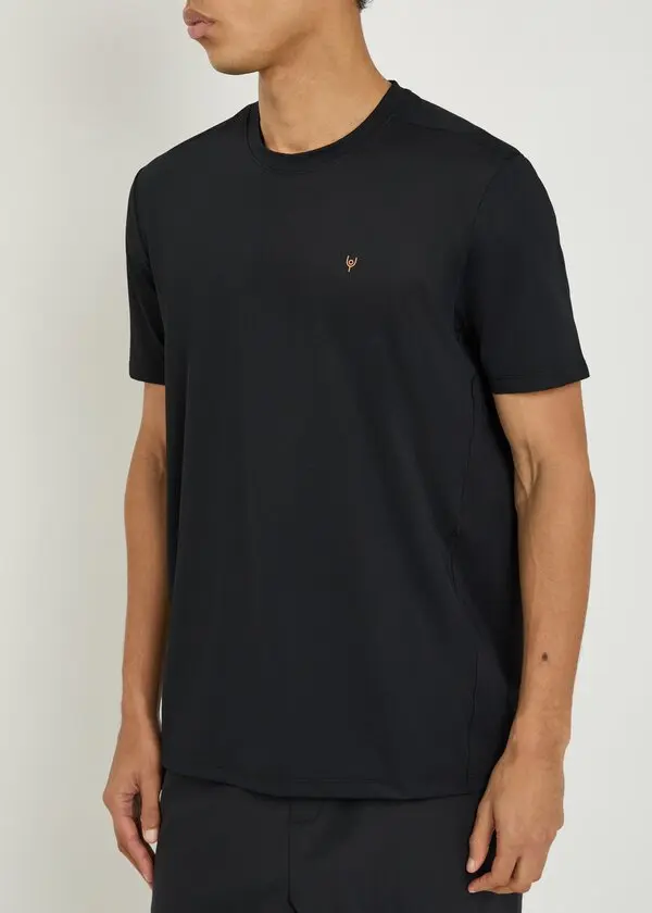 NOW YOU LIVE Logo-print Technical Jersey T-shirt