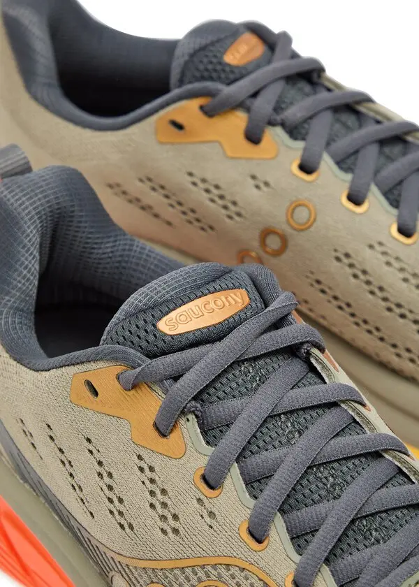 Saucony Hurricane 25 Mesh-knit Sneakers - Grey