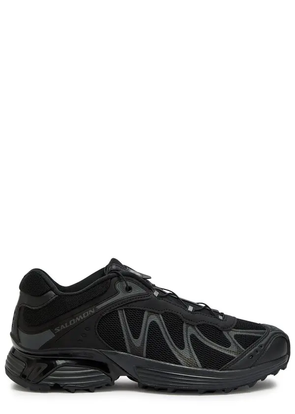 SALOMON Xt-whisper Panelled Mesh Sneakers - Black