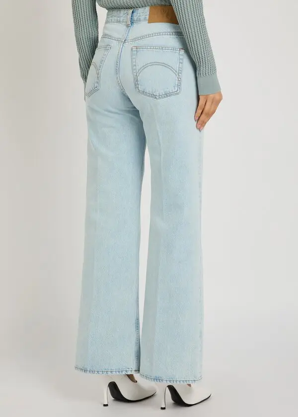 BLAZÉ MILANO Maline Flared-leg Jeans - Light Blue