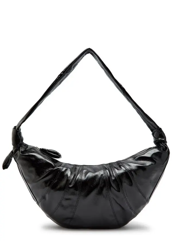 LEMAIRE Croissant Large Shoulder Bag - Black