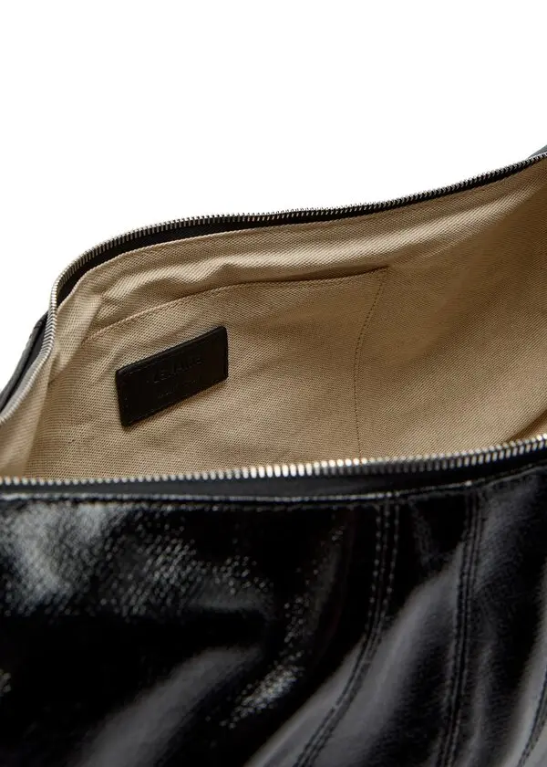 LEMAIRE Croissant Large Shoulder Bag - Black