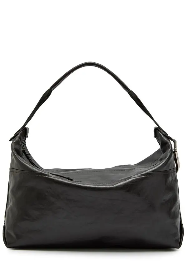 LEMAIRE Berlingot Leather Hobo Bag - Brown