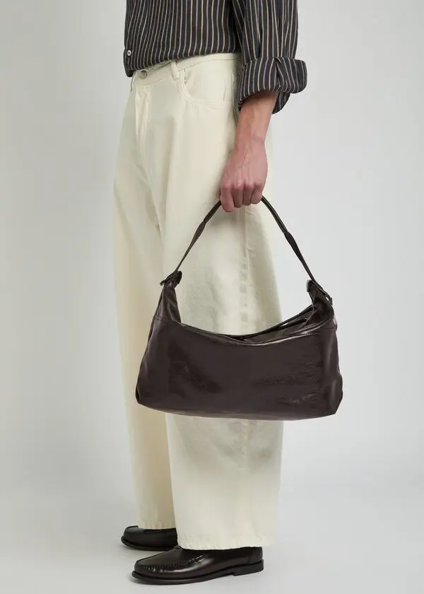 LEMAIRE Berlingot Leather Hobo Bag