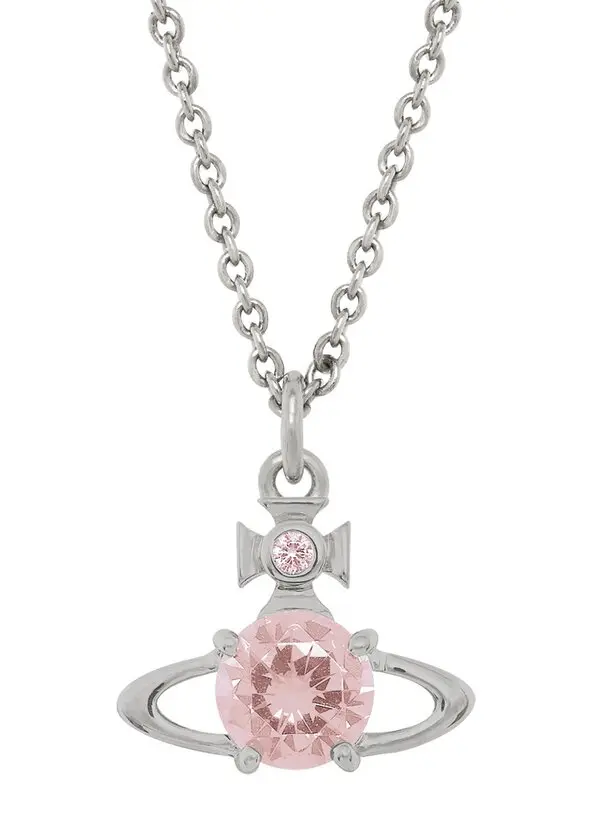 VIVIENNE WESTWOOD Reina Crystal-embellished Orb Necklace - Pink