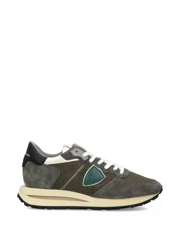 Philippe Model Tropez Haute Triangle-patch Low-top Sneakers - Green