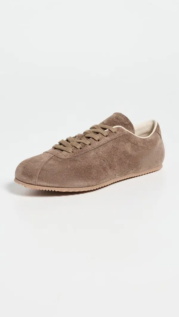 COMMON PROJECTS Suede Lace-up Sneakers - Tan