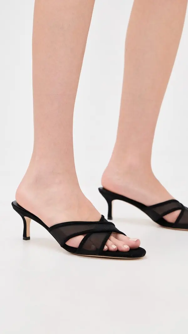 L'Agence Padua Sandals - Black