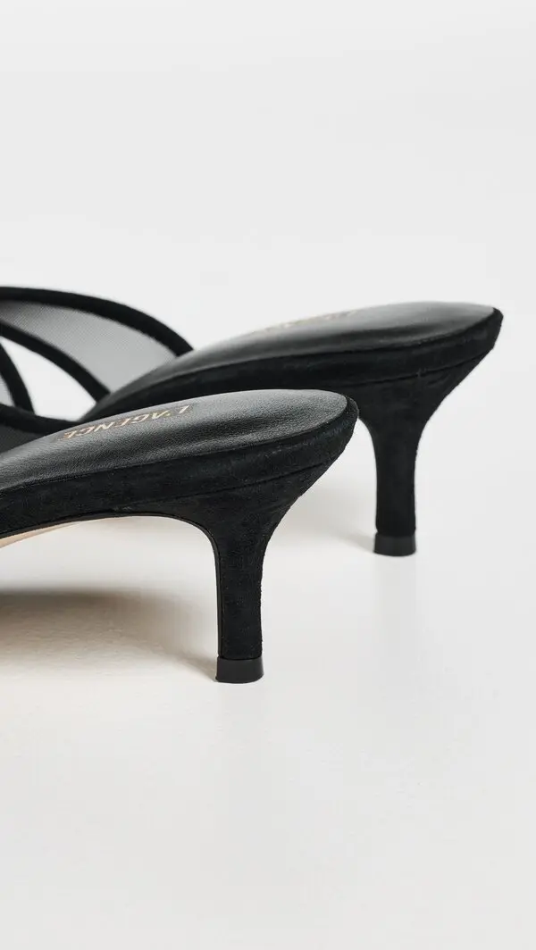 L'Agence Padua Sandals - Black