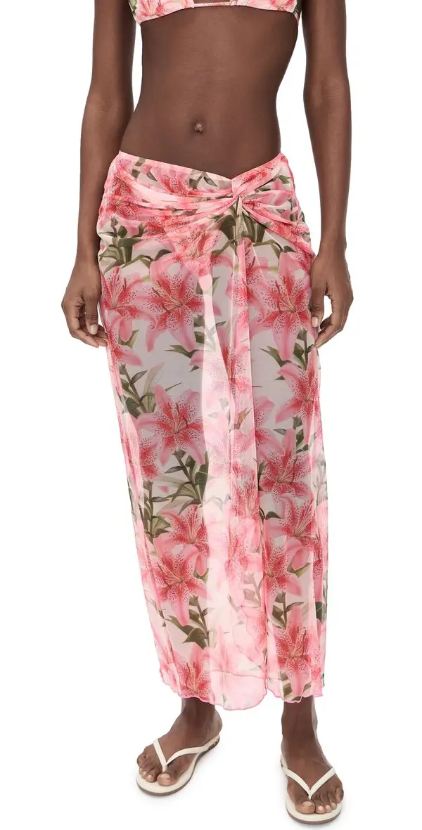 Peixoto Lori Maxi Sarong - Hawaiian Bloom