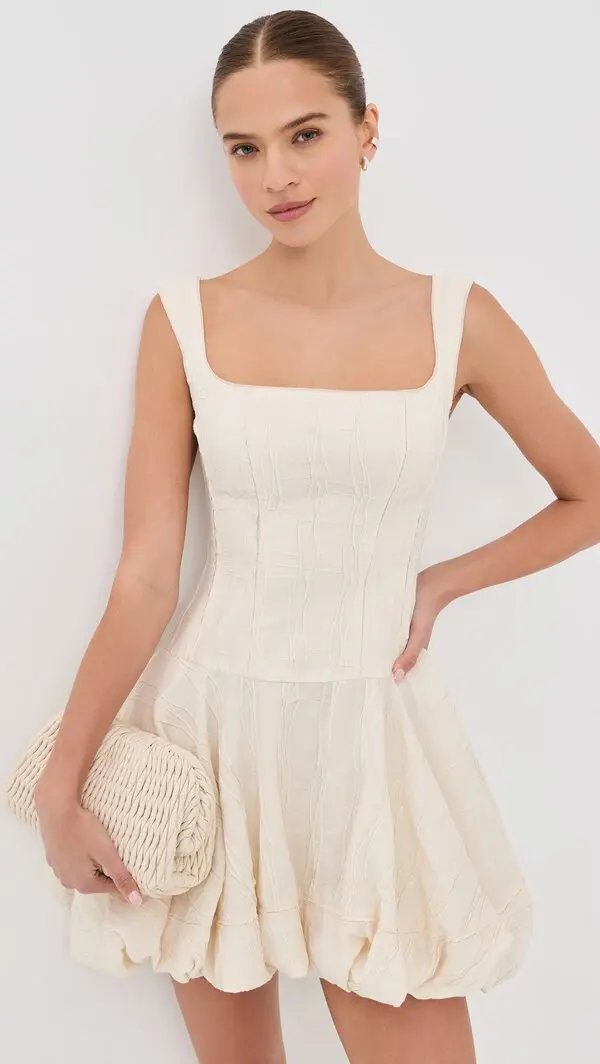 Simkhai Nattie Bubble Mini Dress