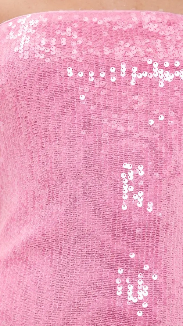 Endless Rose Strapless Sequined Maxi Dress - Pink