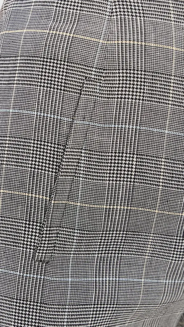 Veronica Beard Jude Houndstooth Trousers - Black Multi
