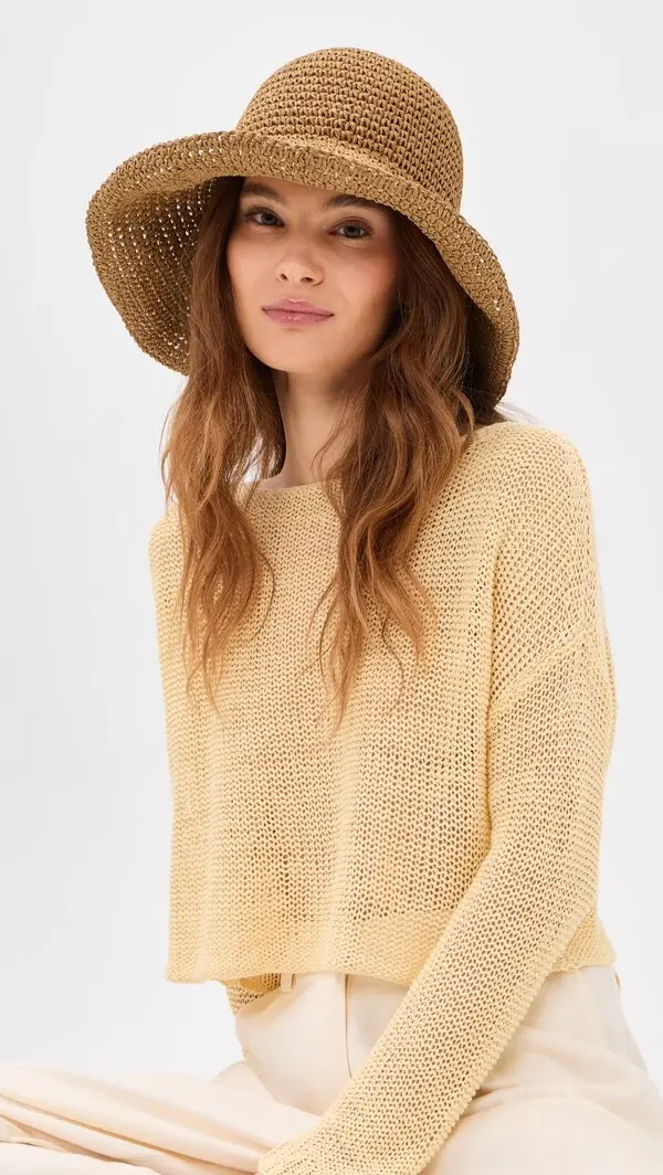 Faherty Brand Wide Brim Sun Hat