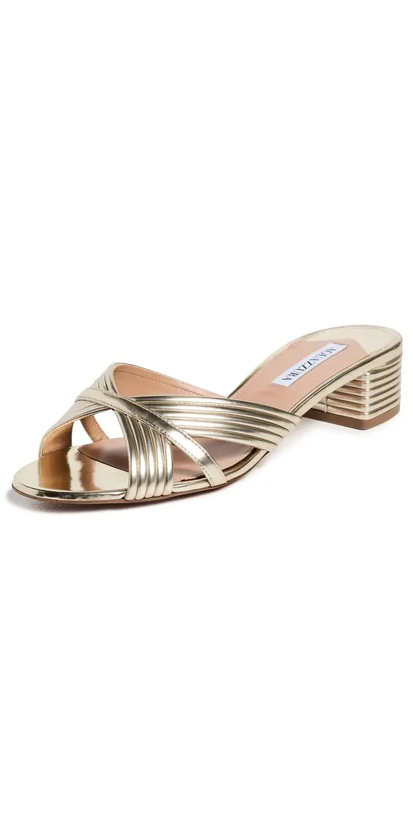 AQUAZZURA Sundance Sandals - Light Gold