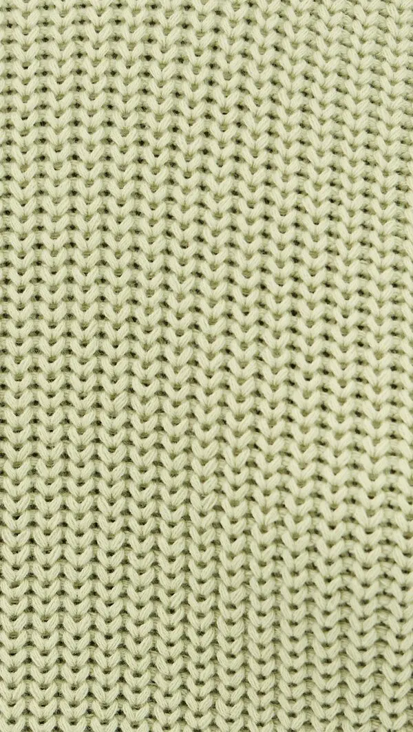 LA LIGNE Cotton Blend Crewneck Sweater - Celadon