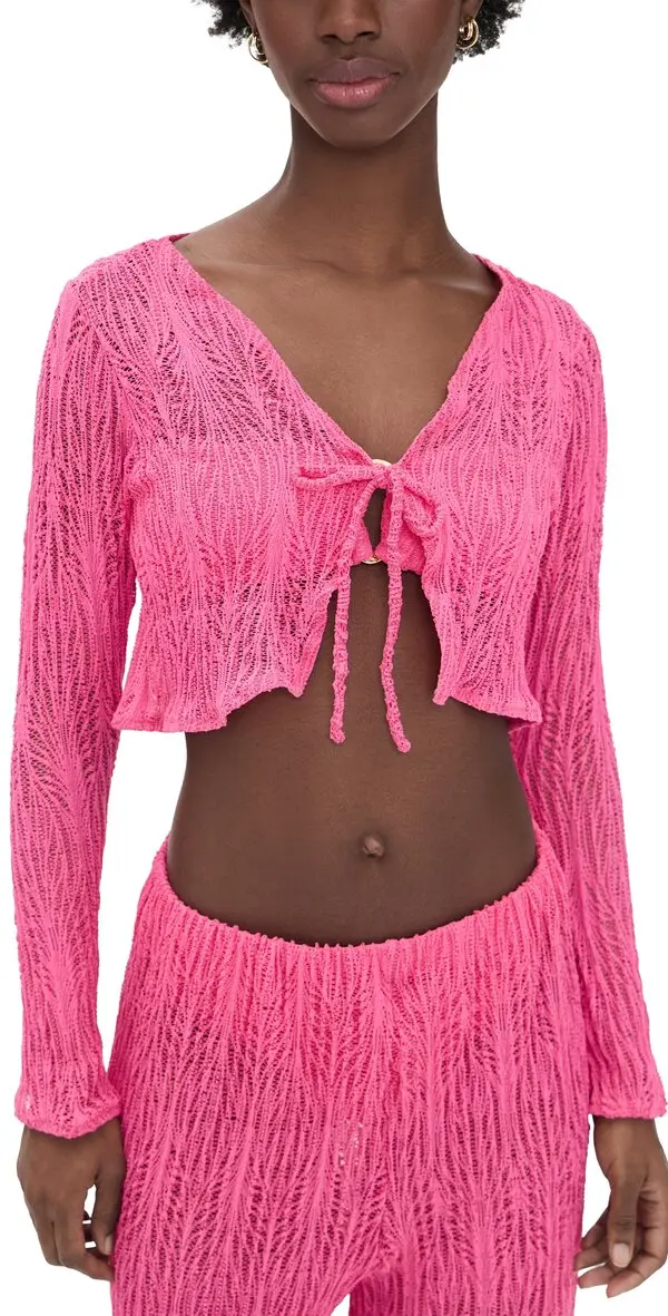 Peixoto Jesse Top - Pink Weave