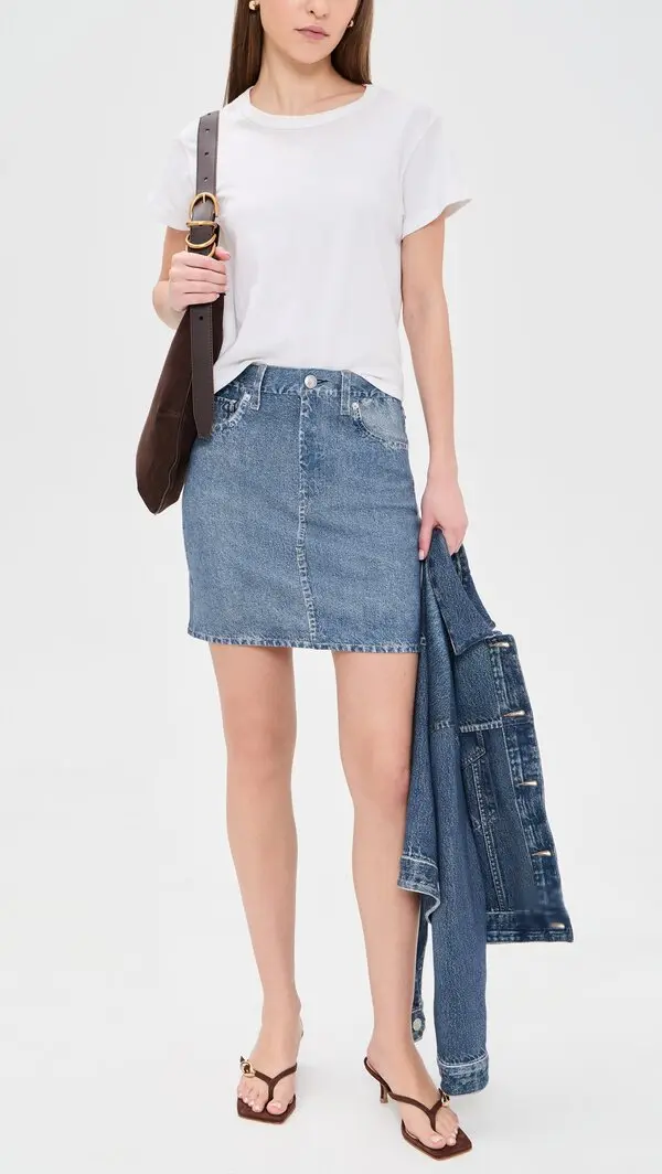 Rag & Bone Rb Miramar Ponte Mini Skirt - Arlo