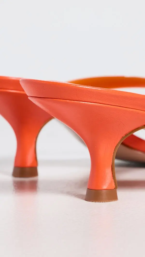 Farm Rio Rob Heel Sandals - Flame Orange