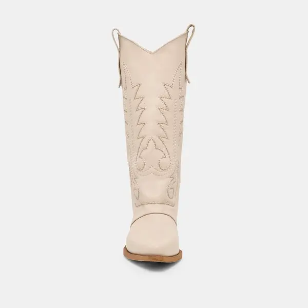 DOLCEVITA Sammy Mid-calf Western Boots - Bone Leather