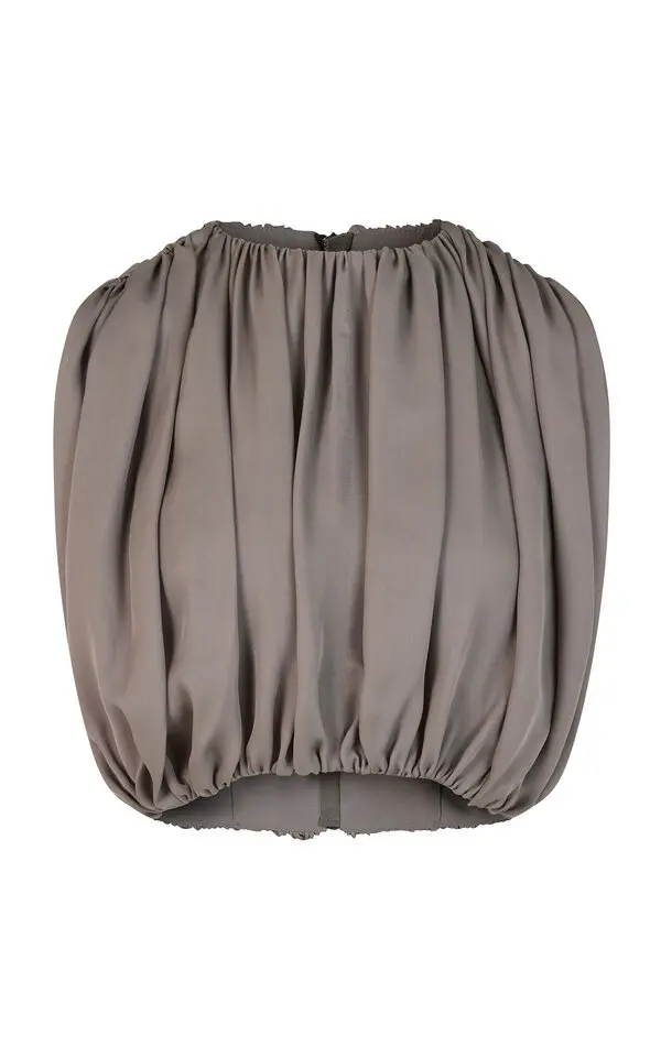 HEIRLOME Penny Silk Top - Grey