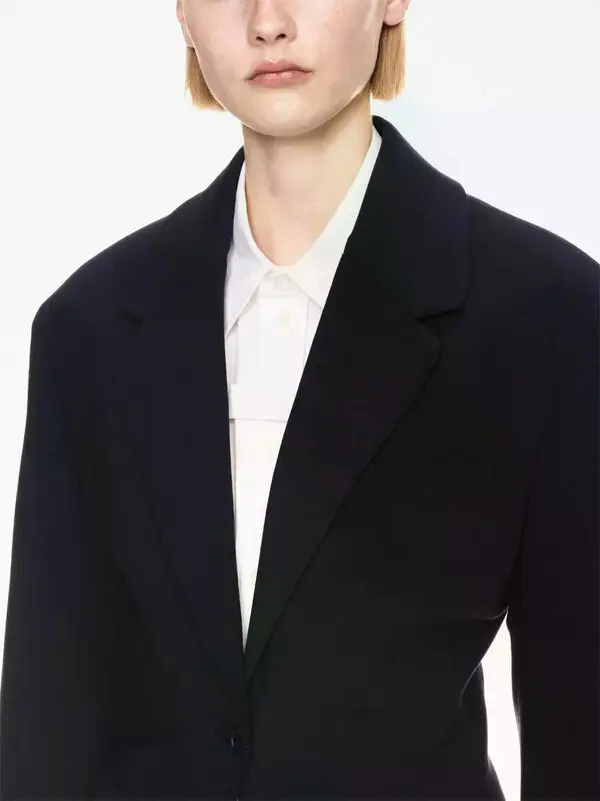 Off-White Single-breasted Structured Blazer