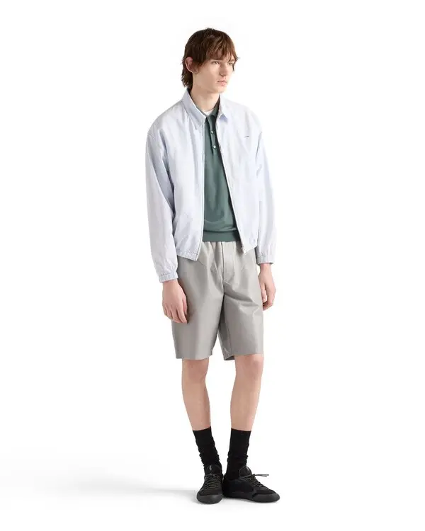 Prada Superfine Wool Polo Shirt - Green