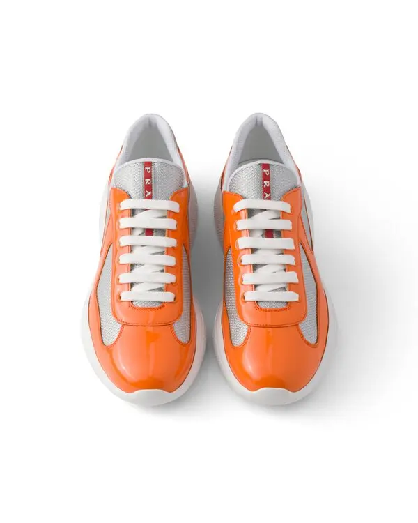 Prada America's Cup Sneakers - Orange