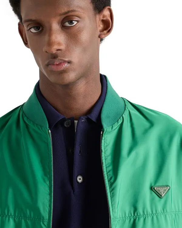 Prada Re-nylon Reversible Bomber Jacket