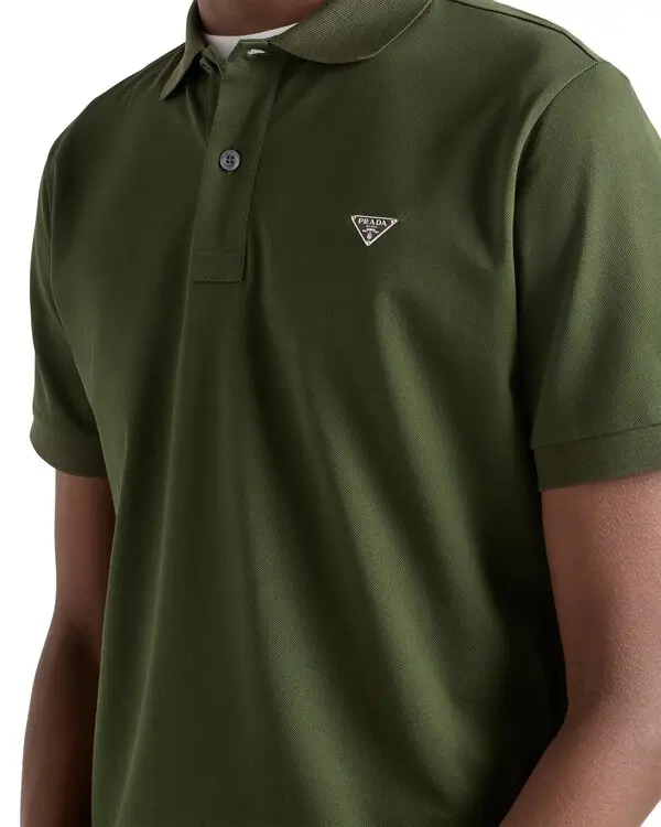 Prada Piqué Polo Shirt - Green