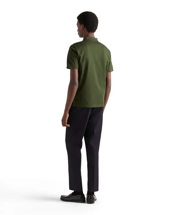 Prada Piqué Polo Shirt - Green