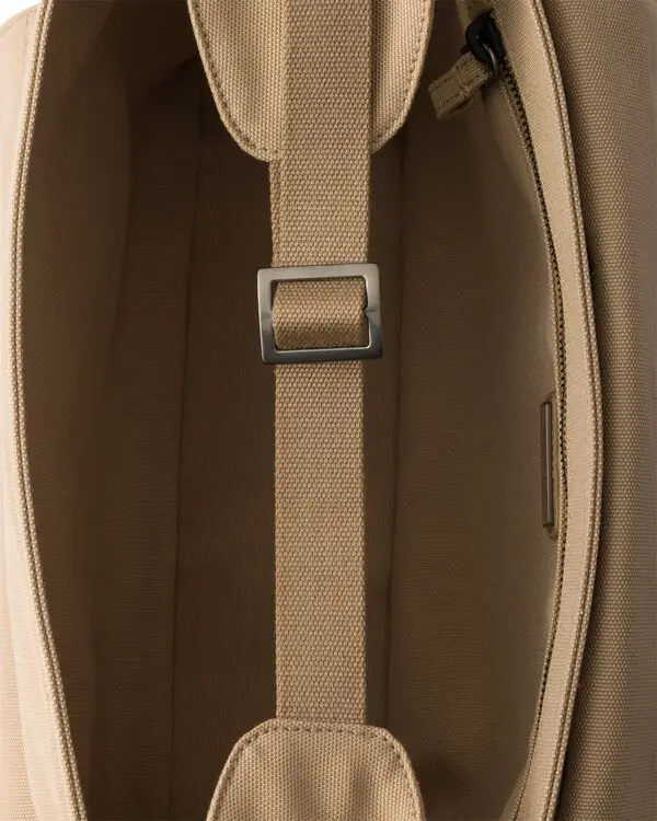 Prada Canvas Shoulder Bag - Neutral