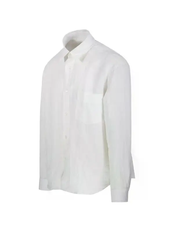 LARDINI Front-pocket Shirt - White