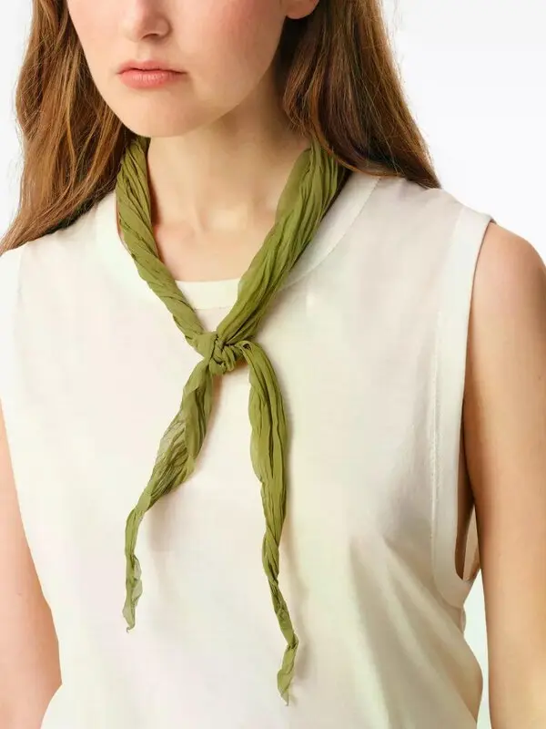 AMI Paris Twisted Scarf - Green