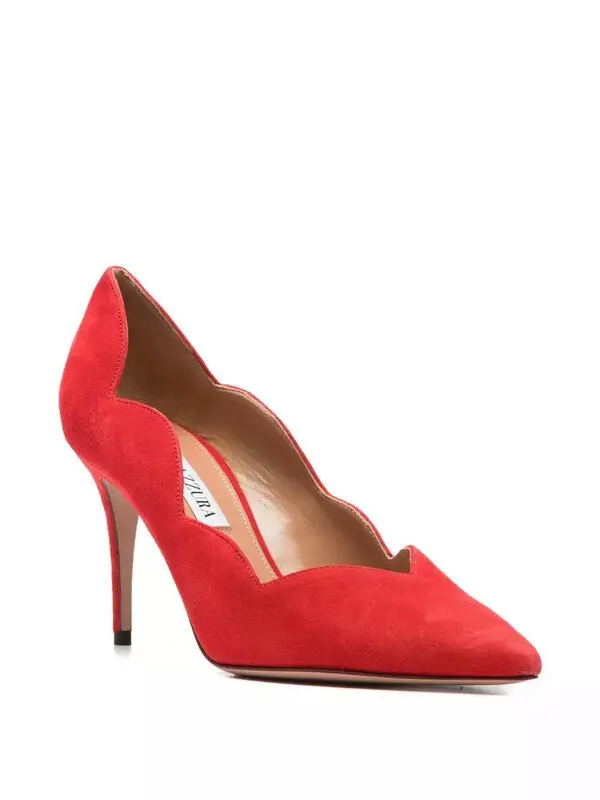 AQUAZZURA Petal Pumps - Red