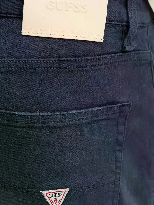 Guess Logo Plaque Jeans