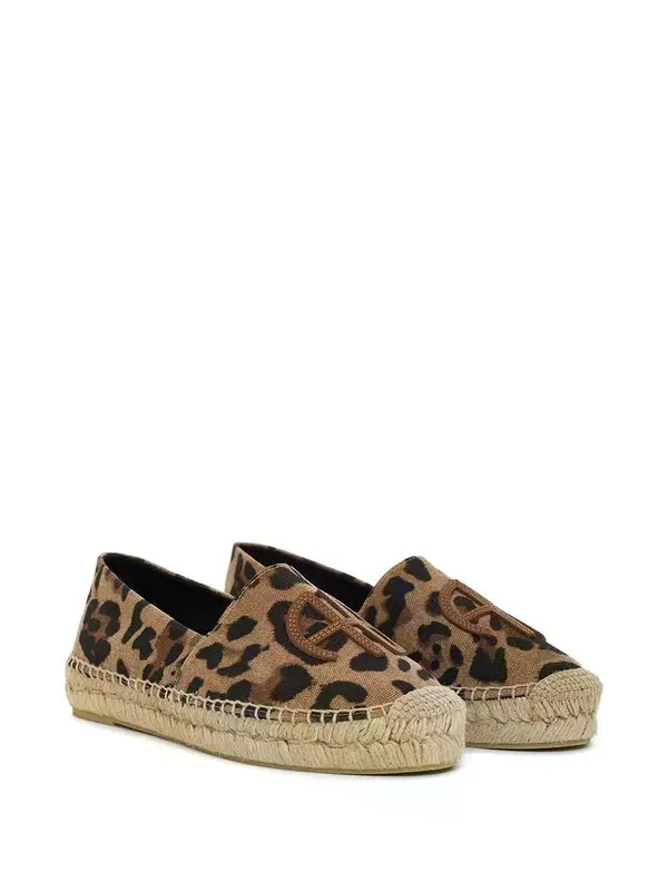 ANINE BING Paloma Leopard-print Espadrilles - Neutrals