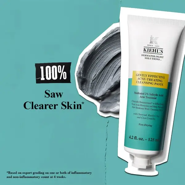 KIEHL'S SINCE 1851 Gently Effective Acne-treating Cleansing Paste 125ml Duo