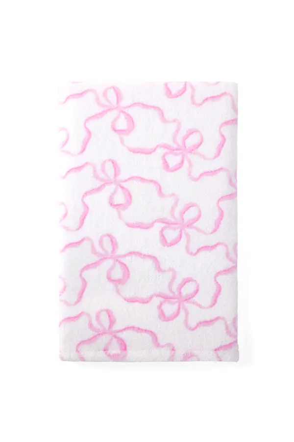 LoveShackFancy Avex Cotton Hand Towel - Pink Bonnet