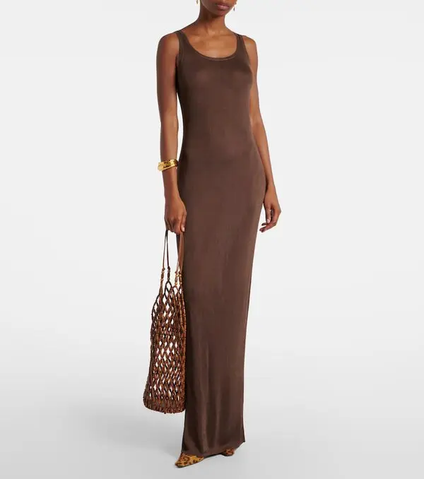 Saint Laurent Beaded Tote Bag